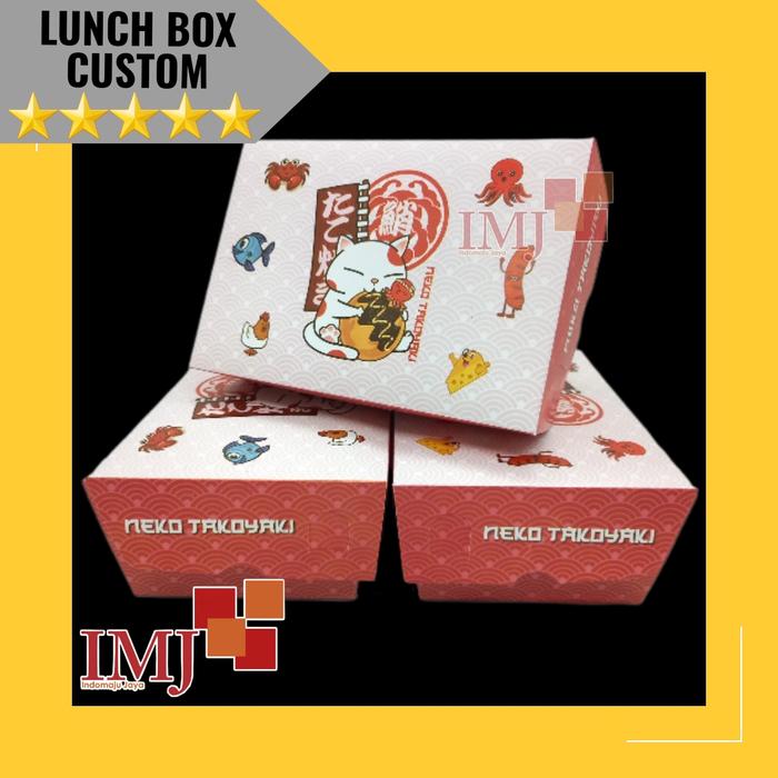 Jual LUNCH BOX CUSTOM KARDUS TAKOYAKI CUSTOM - Kab. Jepara - Indomaju ...