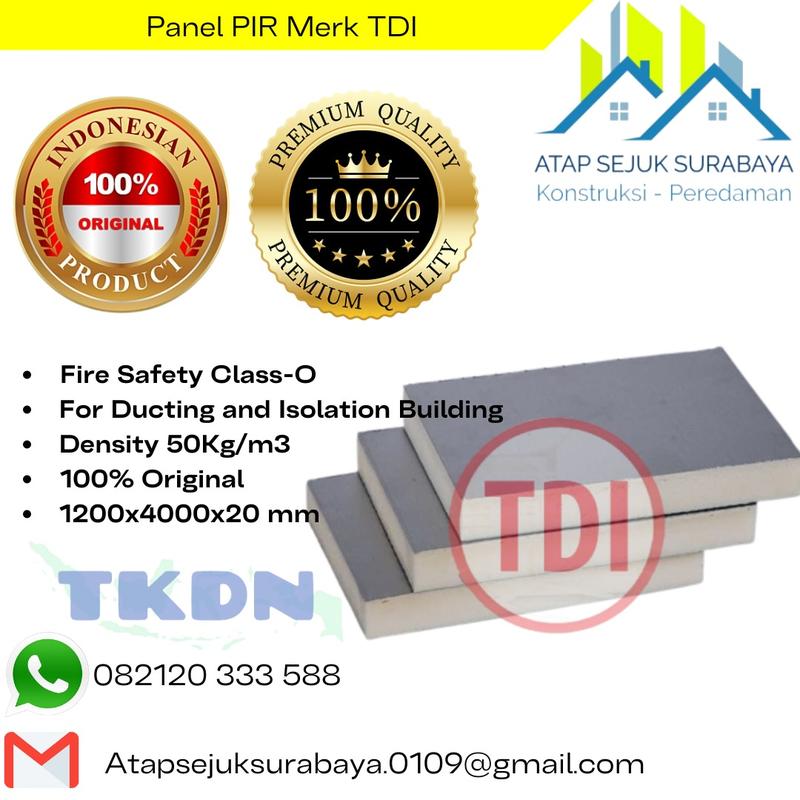 Panel PU / PIR merk TDI - Panel Ducting TDI - Shop | Tokopedia