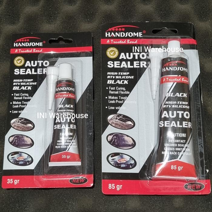 Jual HANDSOME - Lem Auto Sealer Hitam / High Temp RTV Silicone Black ...