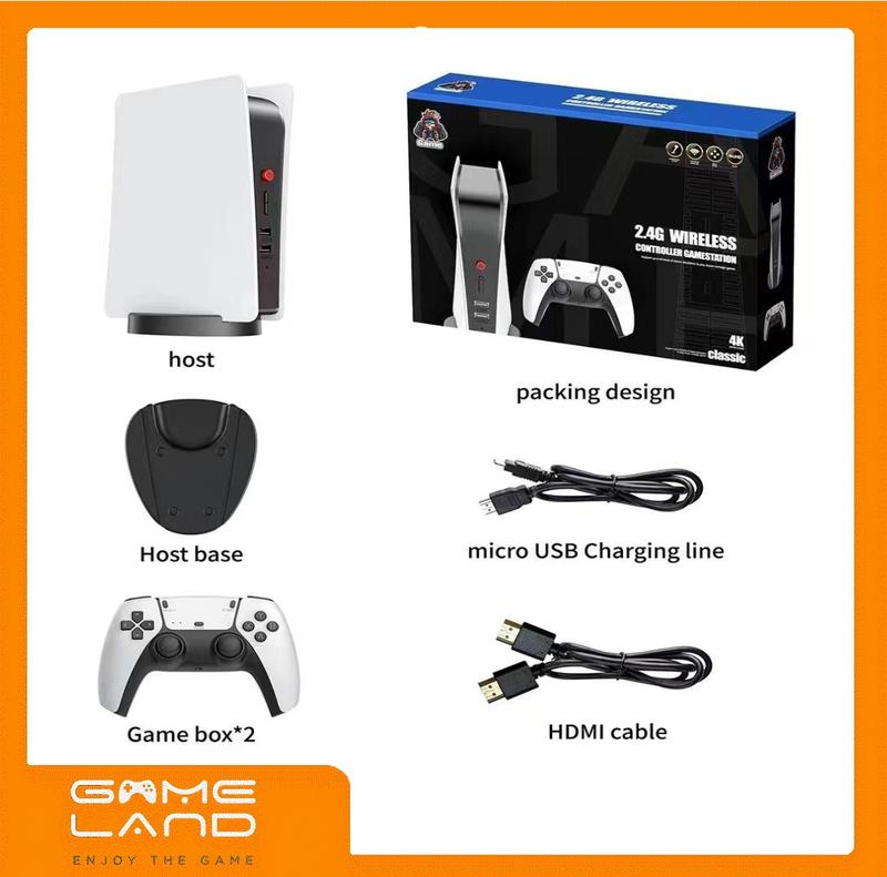 M5 Retro Game Console 2.4G Wireless Controller PS1 NeoGEo GBA MD MAME ...