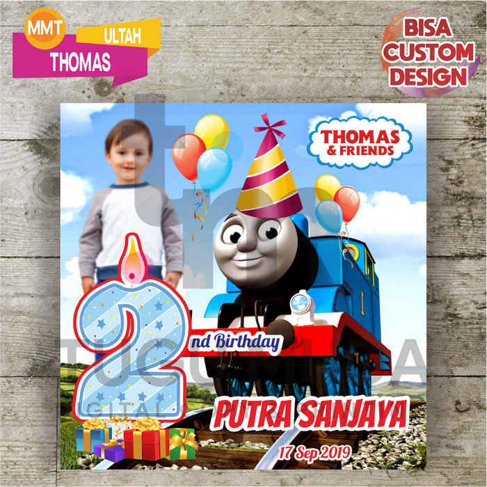 Jual Cetak Banner|Backdrop|Spanduk Ultah/Ulang Tahun Anak - THOMAS N ...