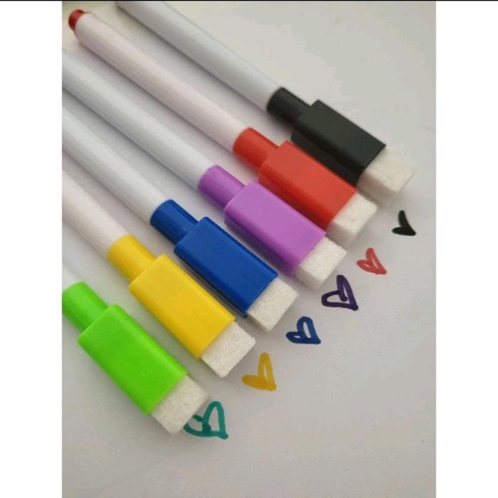 Jual (NON MAGNET) Spidol kecil Warna Warni Spidol Whiteboard Warna ...