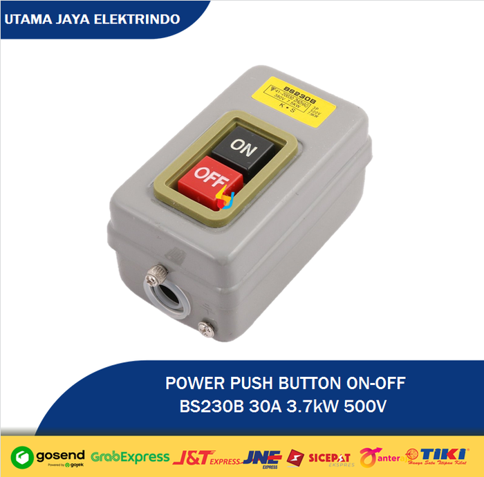 Jual Power Push Button ON-OFF LBS230B 30A 3.7kW 500V LARKIN ...