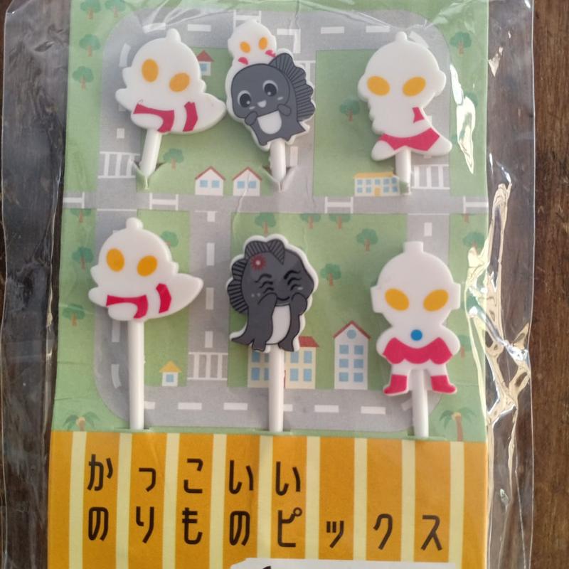 Tusukan Bento Ultraman/Foodpicks Ultraman untuk bekal anak - Shop ...