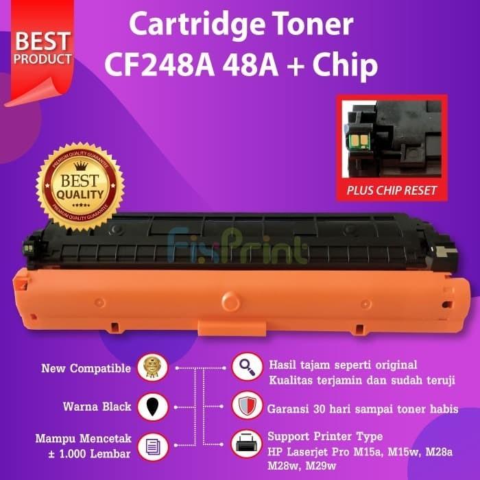 Jual Toner Cartridge XP CF248A 48A Printer M15a M28a M29w + Chip ...