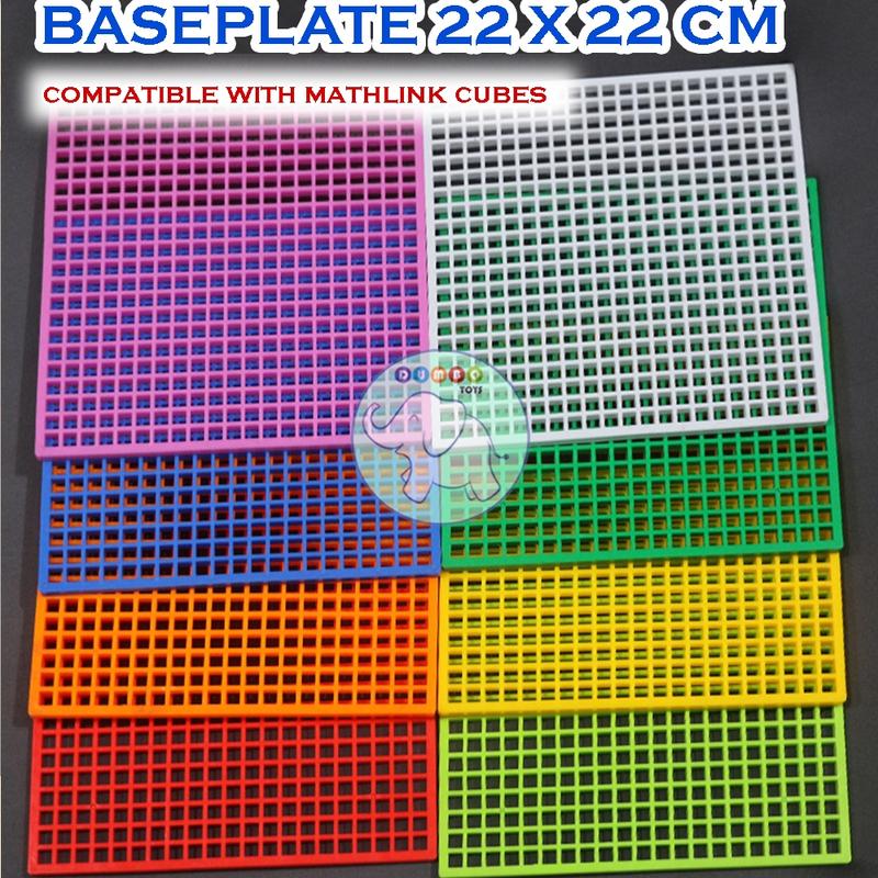 Baseplate Mathlink Cubes alas cubes ukuran 22 x 22 cm Numberblock ...