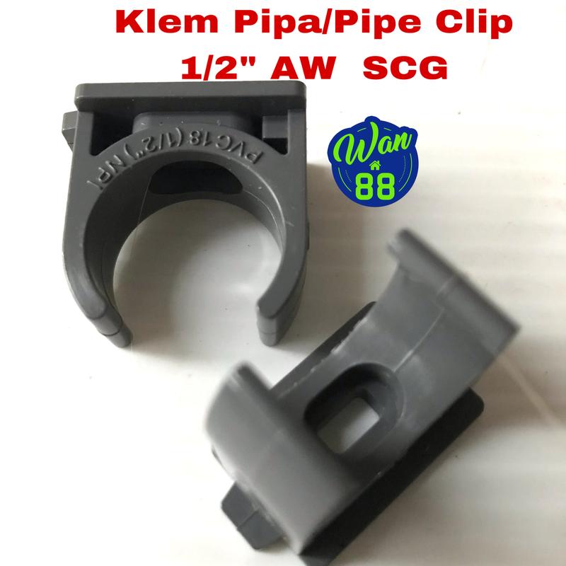 Klem Pipa 1/2" / Pipe Clip 1/2" AW SCG - Shop | Tokopedia