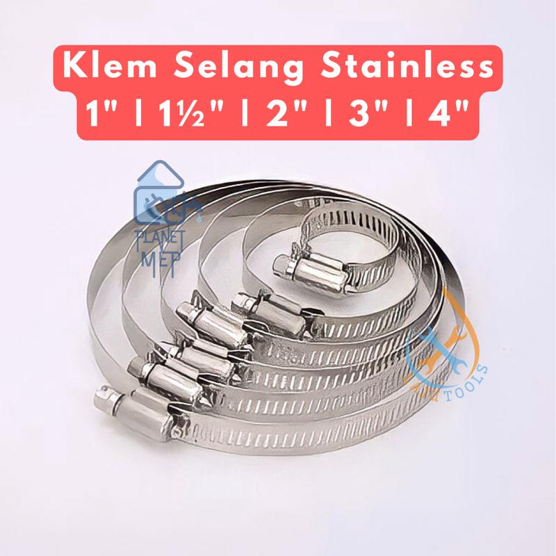 Klem Selang Stainless 1" | 1½" | 2" | 3" | 4" - Shop | Tokopedia