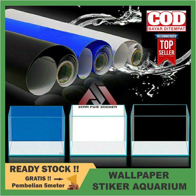 Jual Wallpaper Sticker Background Aquarium Walpaper Stiker Begron ...