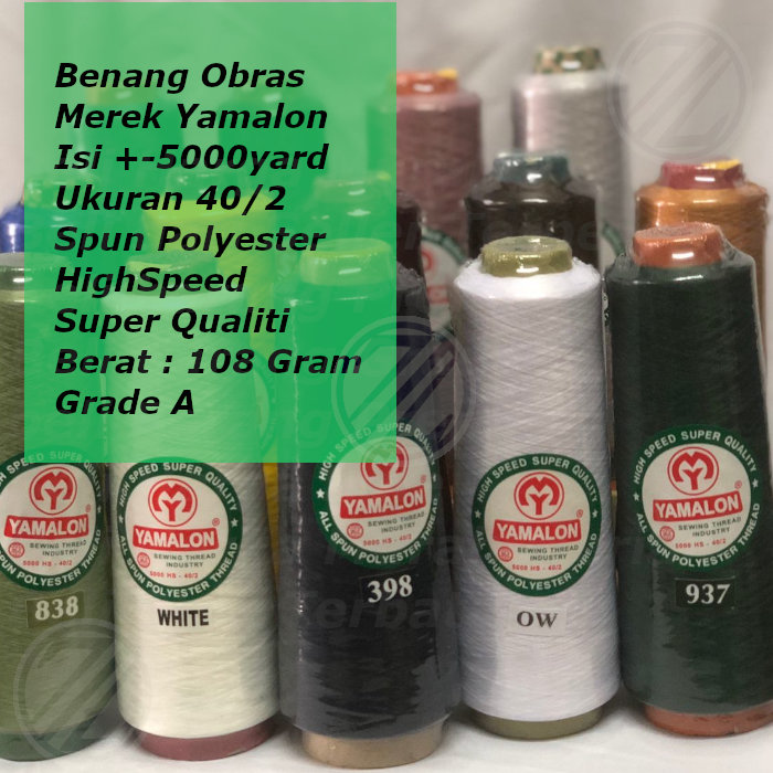 Jual Benang Obras Benang Jahit Yamalon Isi 5000 yard ukuran 40/2 ...