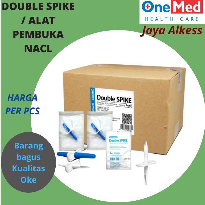 Double Spike Onemed / Penusuk Botol Nacl One Med / Transofix Nacl ...