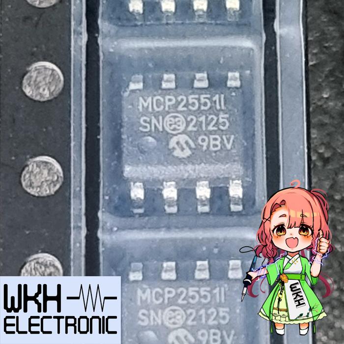 Jual ORIGINAL MCP2551 SMD MCP2551-I/SN High Speed CAN BUS IC Controller ...