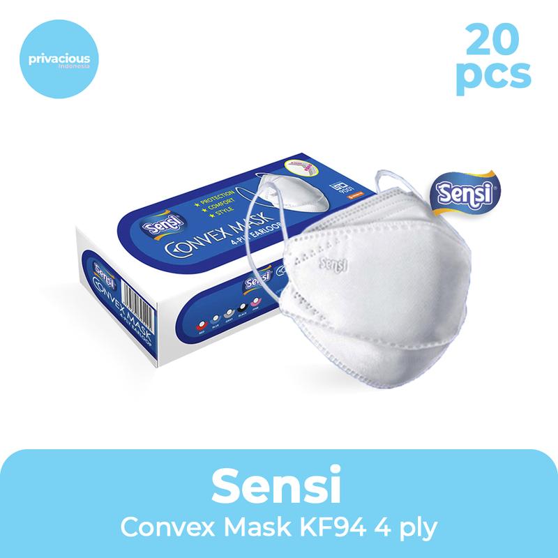 Masker Sensi Convex Mask KF94 4 Ply 20Pcs - Shop | Tokopedia