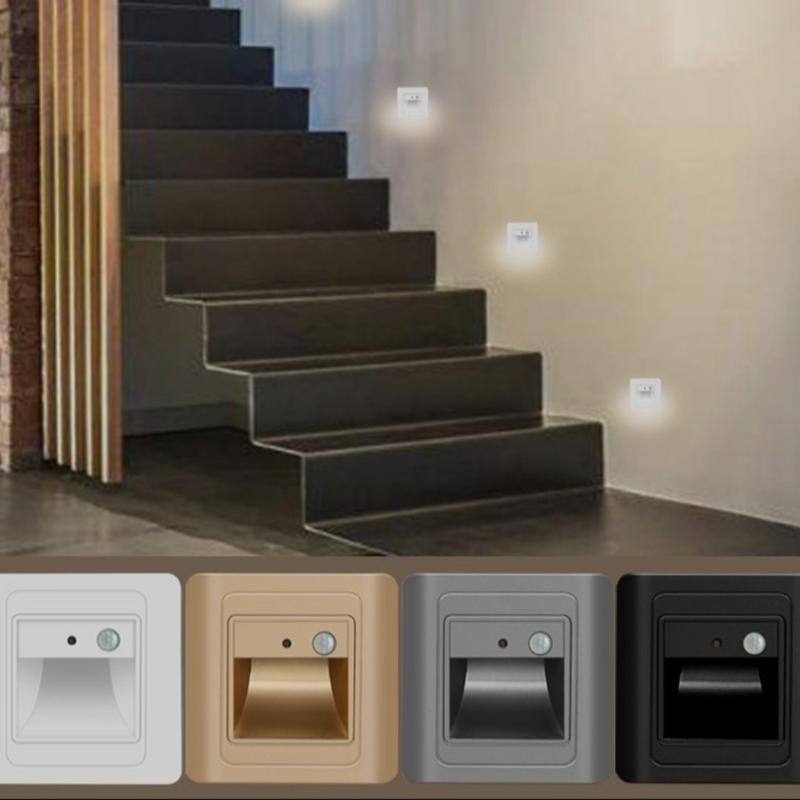 Lampu dinding led tangga minimalis Sensor PIR otomatis 1.5W - Shop ...