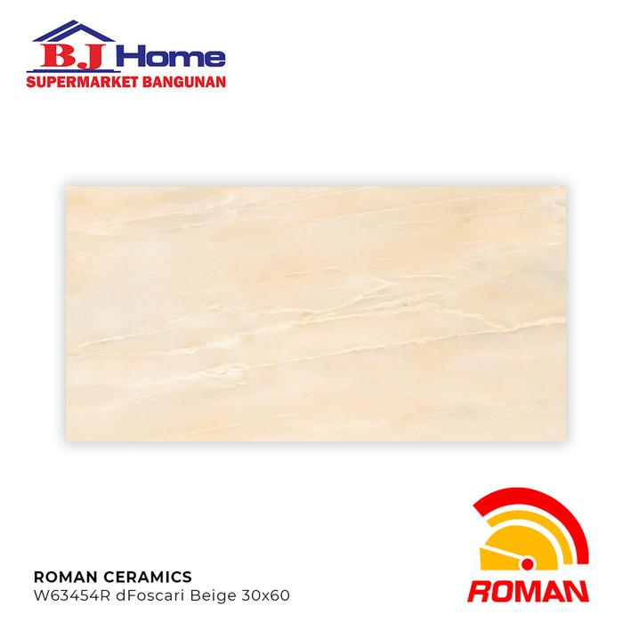 Jual ROMAN CERAMICS W63454R dFoscari Beige 30x60 Glossy KW1 - Jakarta ...