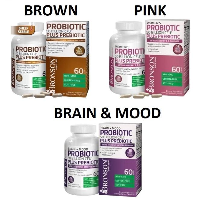 Jual Bronson Probiotic 50 Billion CFU + Prebiotic for Women & Men ...