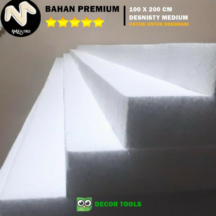 Jual Styrofoam Lembaran 100 X 200 X - LOW MEDIUM HARD BAHAN PREMIUM ...