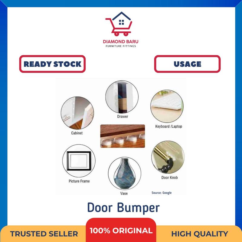 Door Bumper Dumper/ Cabinet Door Dumper/ Pelindung Furniture/Pil - Shop ...