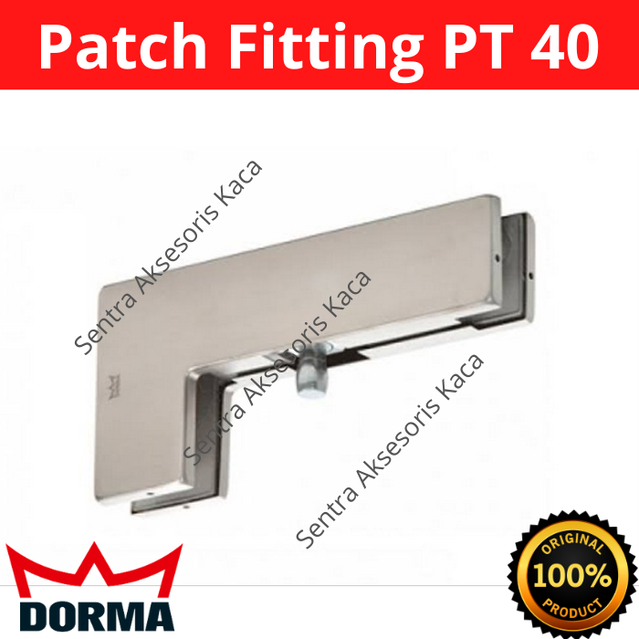 Jual Dorma Patch Fitting PT 40 Dormakaba UL PT40 Penjepit & Penopang ...