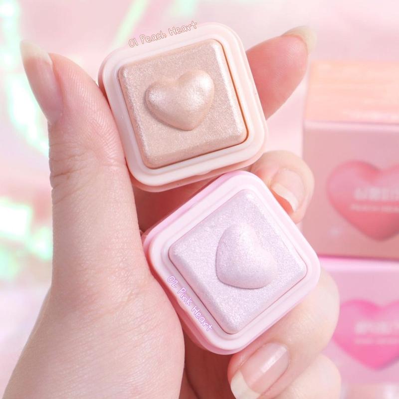 COLORGRAM Milk Bling Heartlighter Highlighter for Face 2.2Gr 2 Colors ...