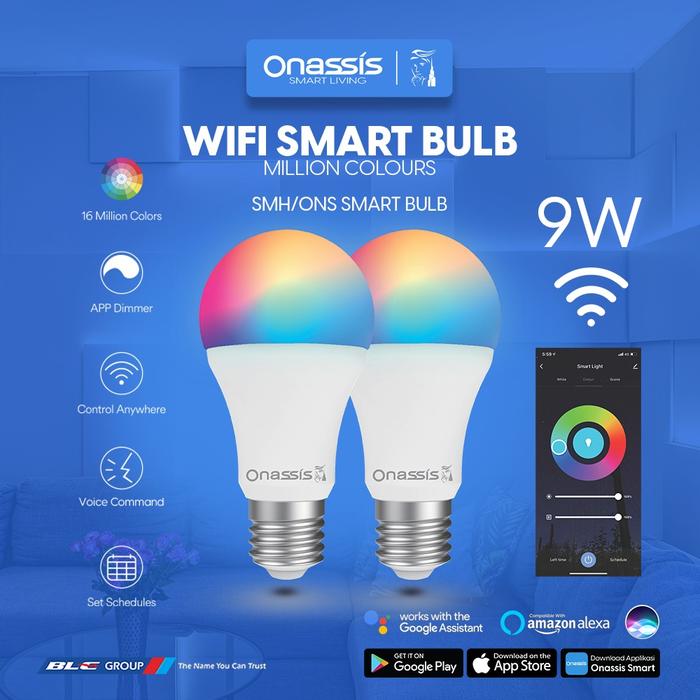 Promo ONASSIS SMART LIGHT BULB 9W (2pcs) - Kota Tangerang - ONASSIS ...