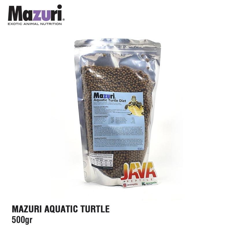 Mazuri Aquatic Turtle 500gr makanan kura kura air Brazil 500 - Shop ...