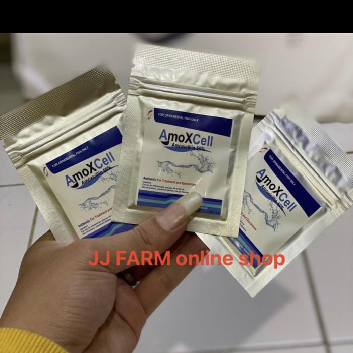 Jual Amoxcell amoxcel ikan antibiotik obat ikan jamur kutu borok luka ...