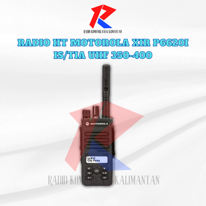 Jual RADIO HT MOTOROLA XIR P6620i IS/TIA UHF 350-400 ORIGINAL GARANSI ...