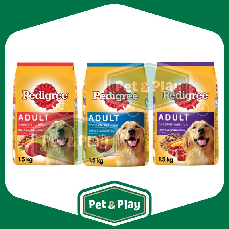 Pedigree Adult Dog Food All Variant 1,5 Kg - Shop | Tokopedia