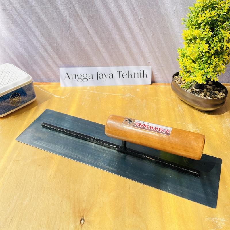 ROSKAM SUPER PLAT BAJA Cap BLACK STEEL Uk. 30cm - Shop | Tokopedia