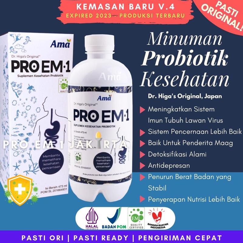 PRO-EM 1 / PROEM1 Probiotik (BPOM Certified) - Kemasan Baru JAKARTA ...