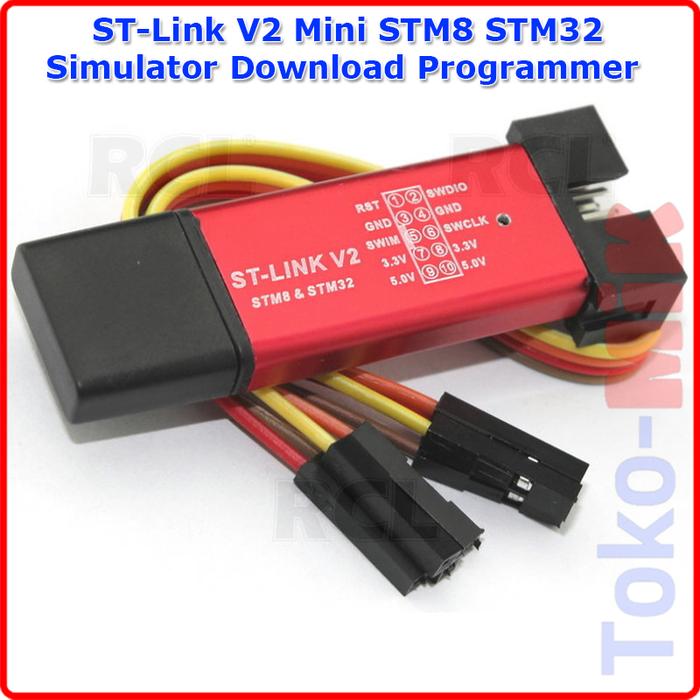 Jual ST-LINK V2 STLink ST Link USB STM8 STM32 Simulator Download ...