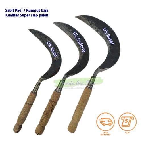 Sabit Panen Padi/ Arit baja Super Sabit Rumput - Alat berkebun - Shop ...