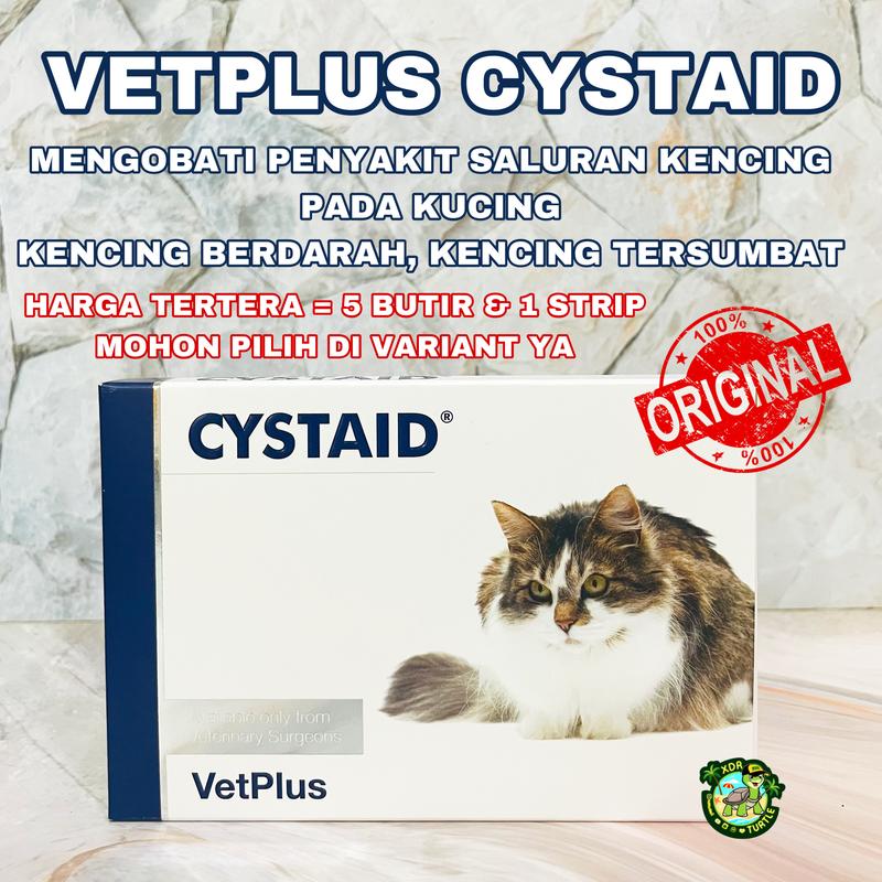 CYSTAID VETPLUS OBAT PENYAKIT SALURAN KENCING KUCING KENCING - Shop ...