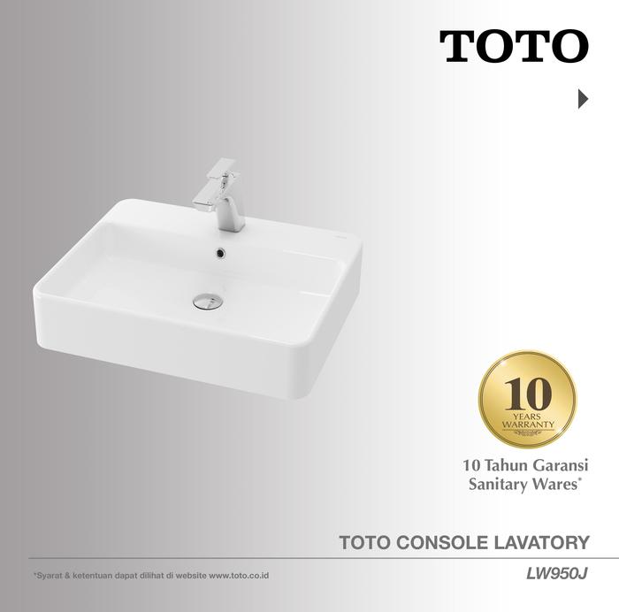 Promo TOTO Toja Console Lavatory / Wastafel LW950CJ - COMPLETE SET ...