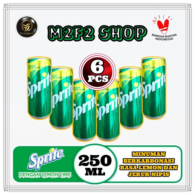 Sprite Minuman Bersoda Kaleng | Can - 250 ml (Harga 6 Pcs) - Shop ...