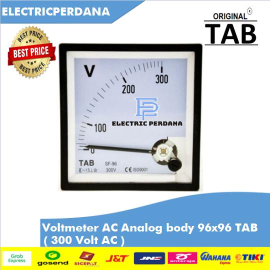 Voltmeter AC Analog 96x96 - 300 Volt TAB - Shop | Tokopedia