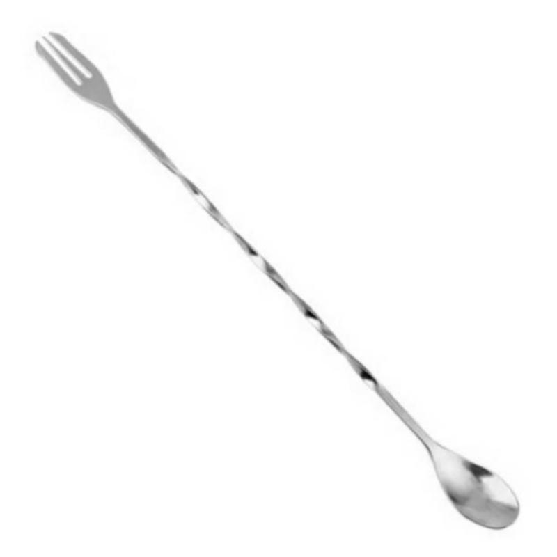 Sendok garpu pengaduk Long Bar Spoon Cocktail pelat Stainles - Shop ...