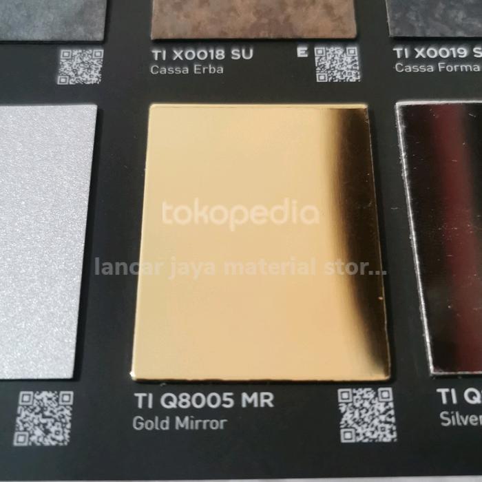 Jual HPL TACO tiero tipe Q8005 MR gold mirror hpl emas cermin - Kota ...