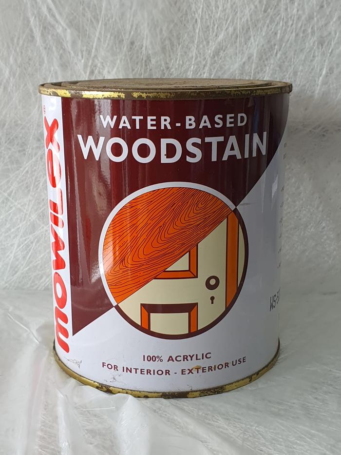 Jual MOWILEX WOODSTAIN CAT PELAPIS KAYU 1 LITER POLITUR PLITUR WATER ...