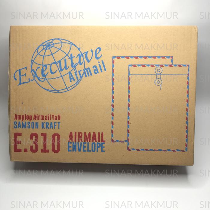 Jual Brown Airmail Envelope / Amplop Coklat Tali Airmail EXECUTIVE 310 ...