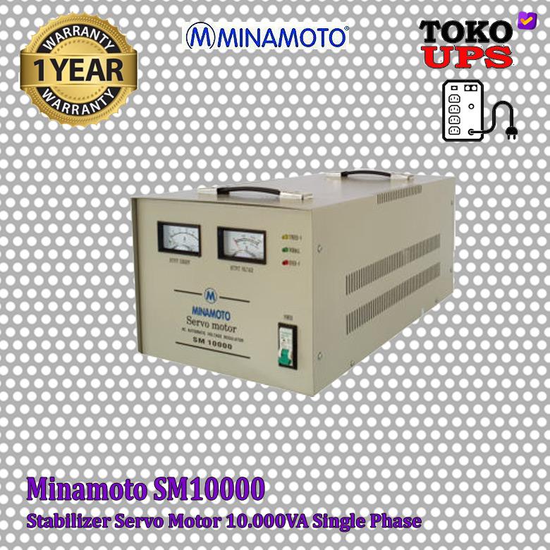 Stabilizer Minamoto SM10000 10KVA 10.000VA 1Phase Servo Motor - Shop | Tokopedia