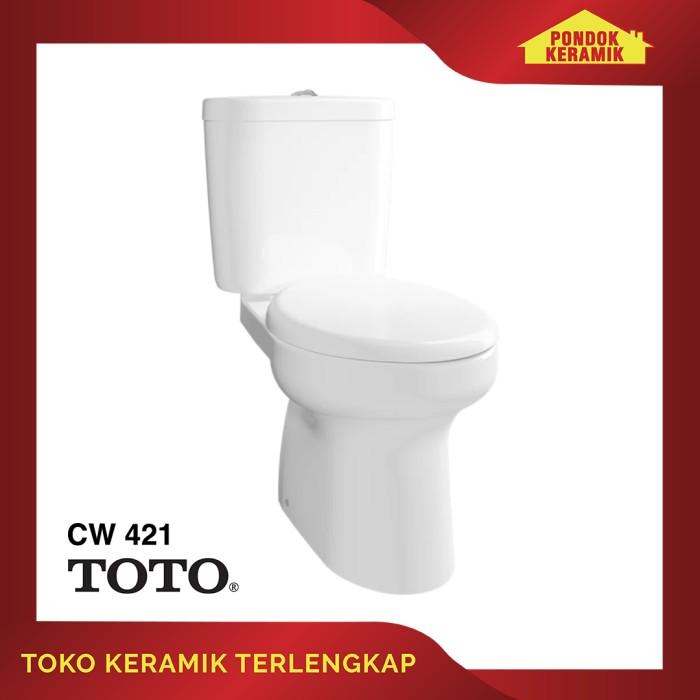 Jual CLOSET DUDUK KLOSET DUDUK TOILET DUDUK CW 421 JW / CW421 - Kota ...