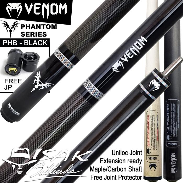 Jual Venom Phantom Black Cue PHB - Uniloc Extension Bumper Stick ...