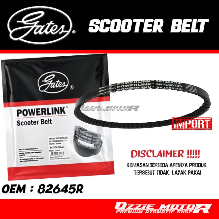 Jual VANBELT V BELT VENBELT / V-BELT GATES RACING SEMUA MOTOR VESPA ...