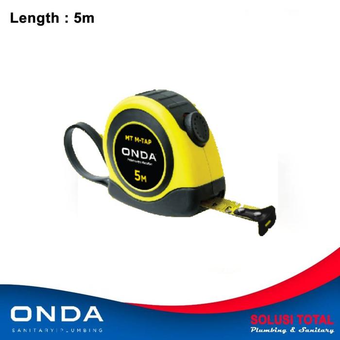 Jual MT MTAP Meteran Onda 5 Meter Ukur MT M-TAP 5 M / Meter Murah ...