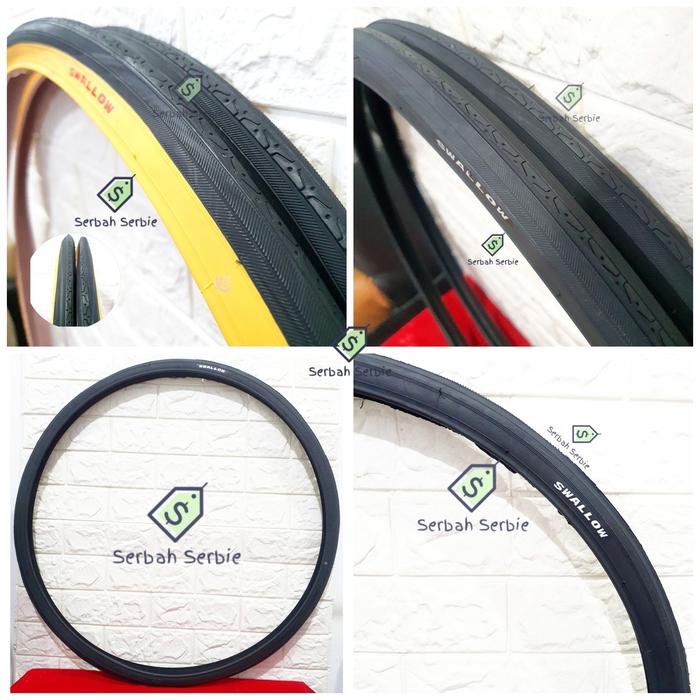 Jual BAN LUAR SEPEDA 27X1 1/4 630 27 X 1 1 per 4 ¼ SWALLOW BALAP JADUL ...