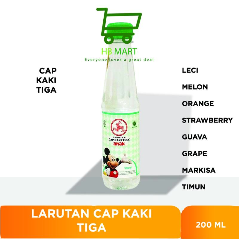 LARUTAN KAKI TIGA ANAK BOTOL 200ML - Shop | Tokopedia