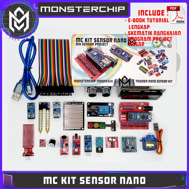 MC KIT NANO SENSOR BASIC ARDUINO NANO DIY - Shop | Tokopedia