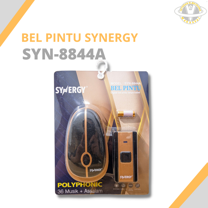 Jual Bel Pintu / DoorBell Wireless AC SYN-8844A/8832A/8811A/8912A/9621T ...